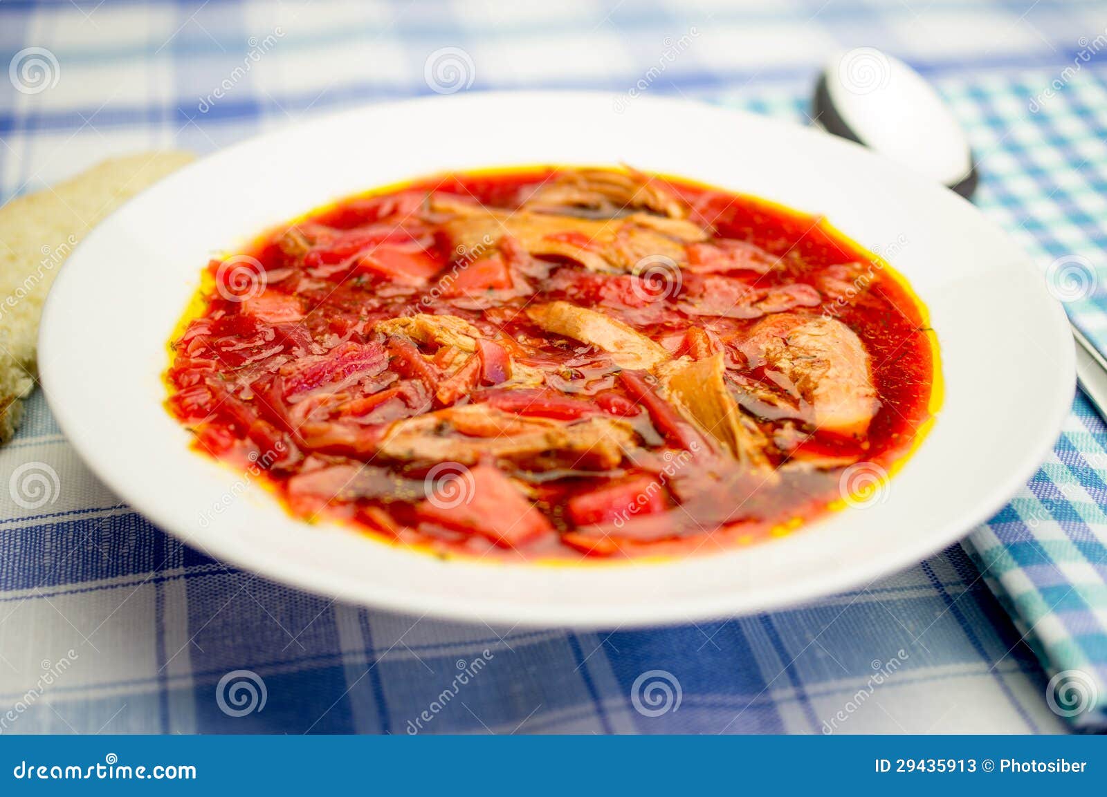 Borsch stock image. Image of soup, nutritious, food, russian - 29435913