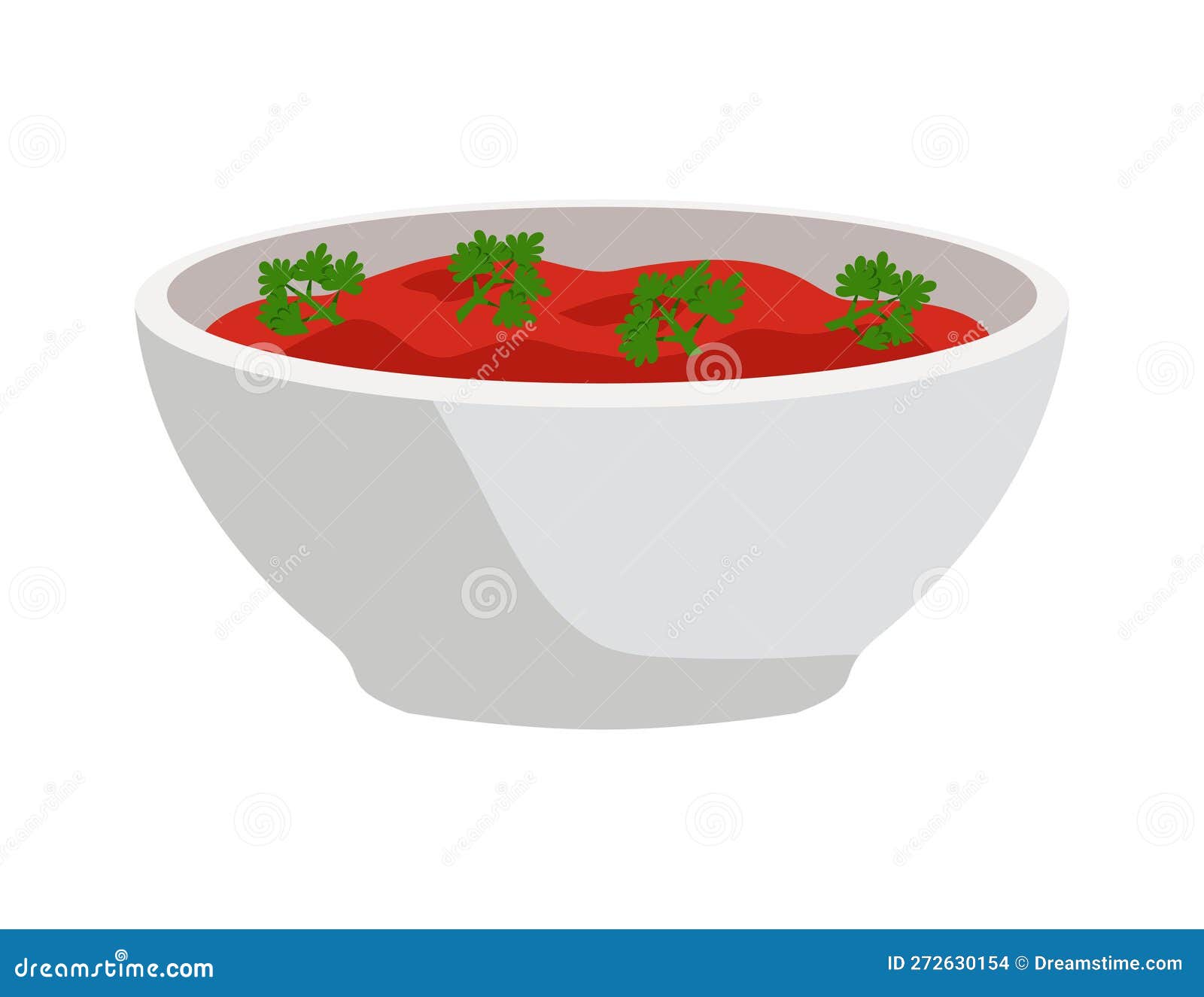 Borsch Flat Icon stock vector. Illustration of food - 272630154