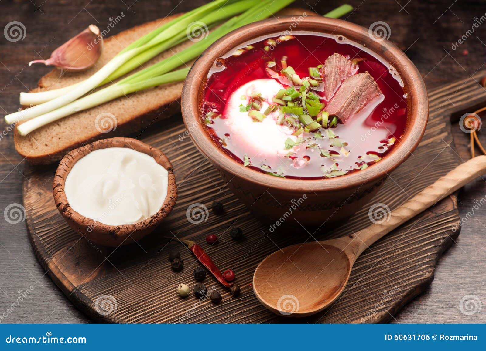 Borsch, horizontal stock photo. Image of bowl, cuisine - 60631706