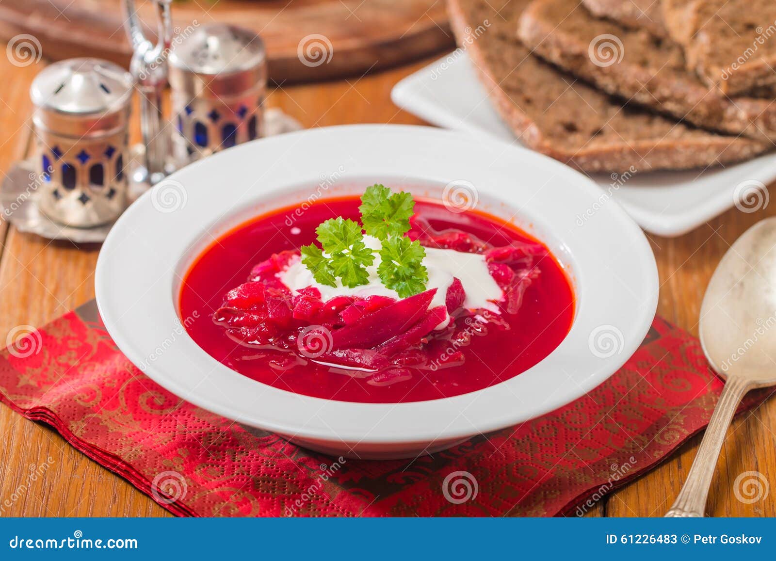 Borsch - Sopa Rusa Tradicional Imagen de archivo - Imagen de ...