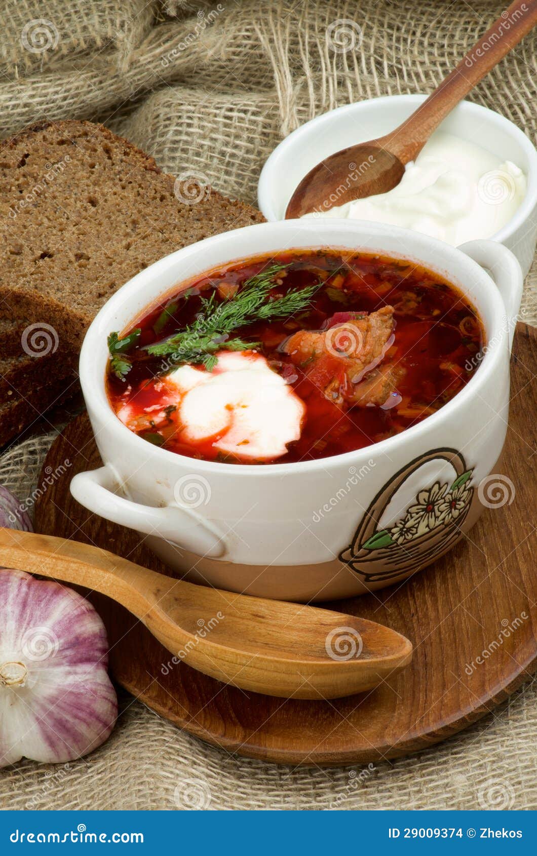 Borscht stock photo. Image of gourmet, food, borscht - 29009374