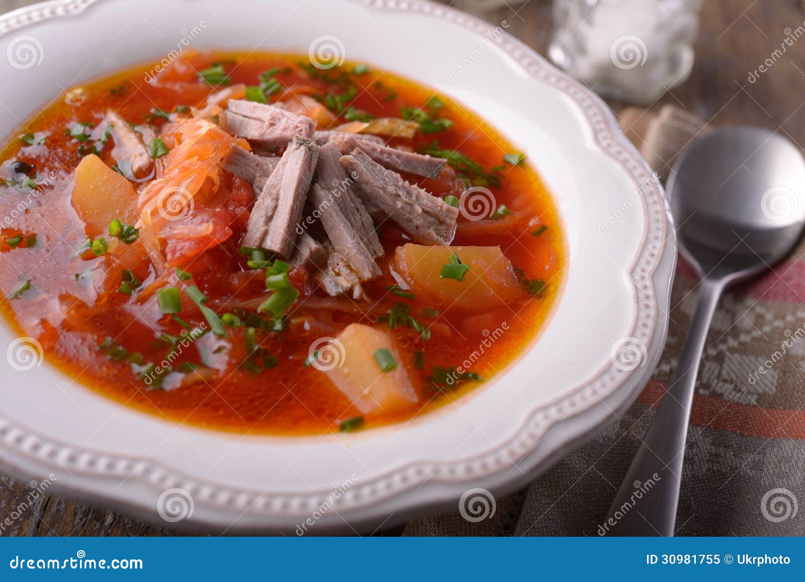 Borscht stock image. Image of borscht, horizontal, tomato - 30981755
