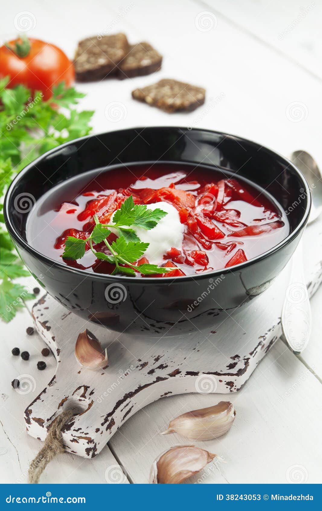 Borsh. Plat Traditionnel Russe Image stock - Image du nourriture ...