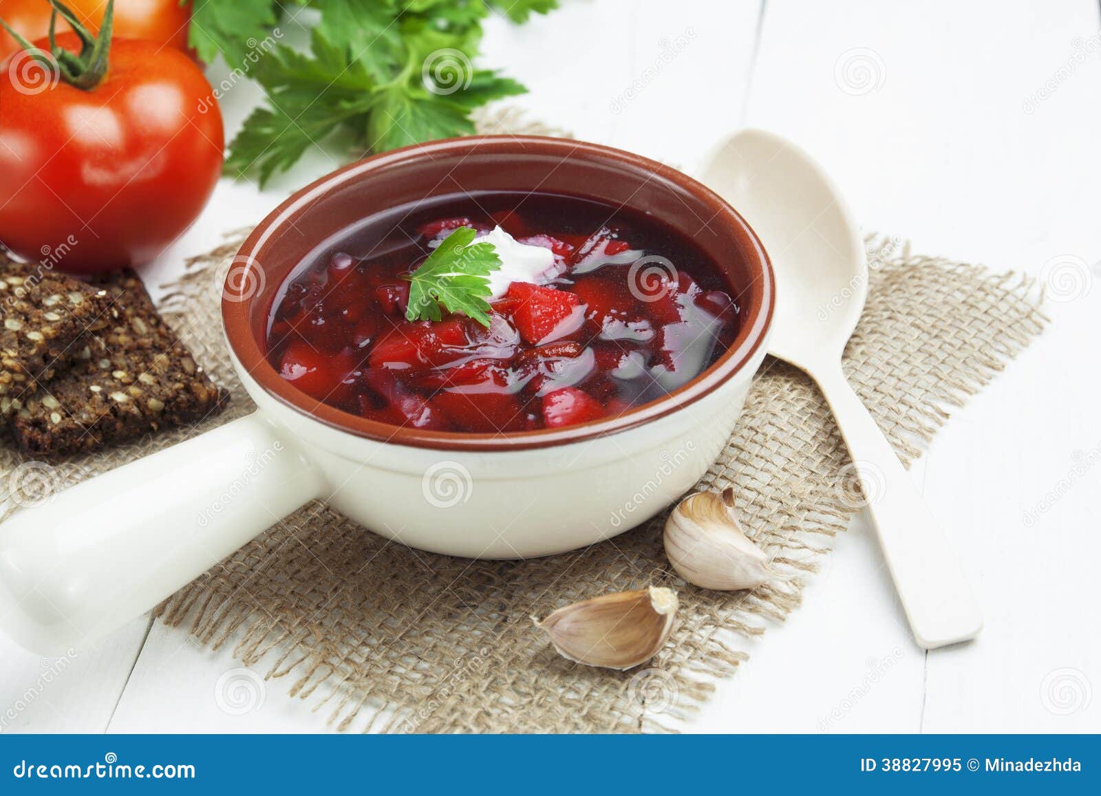 Borsh. Plat Traditionnel Russe Image stock - Image du betteraves ...