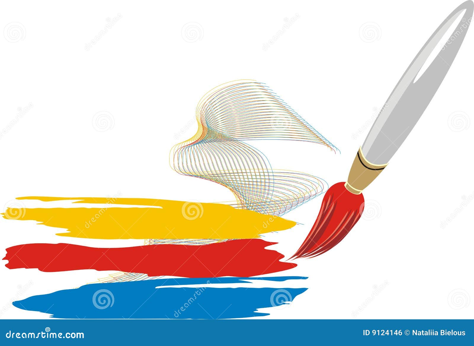 Borstel. Pictogram Voor Logotype Vector Illustratie - Illustration of ...