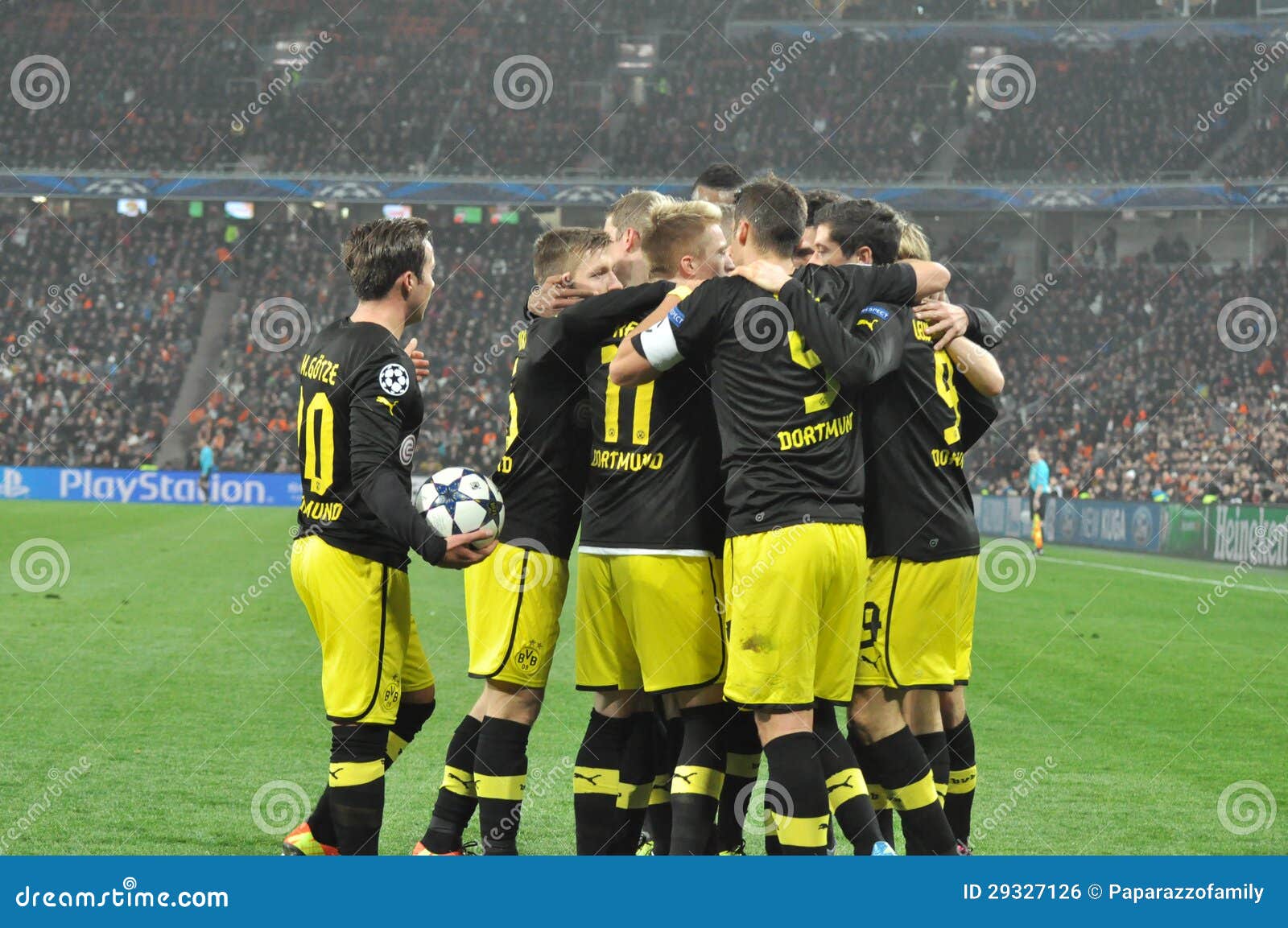 Borusia Dortmund Team Celebrate the Goal Editorial Photo - Image of ...