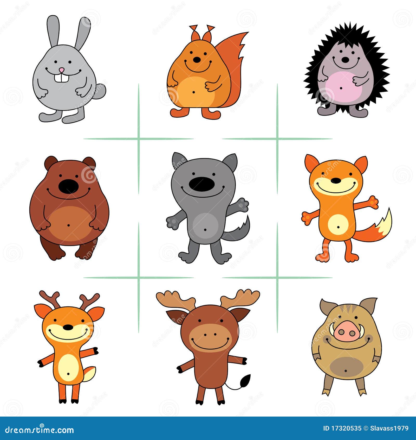 Bos dieren vector illustratie. Illustration of wild, huisdier - 17320535