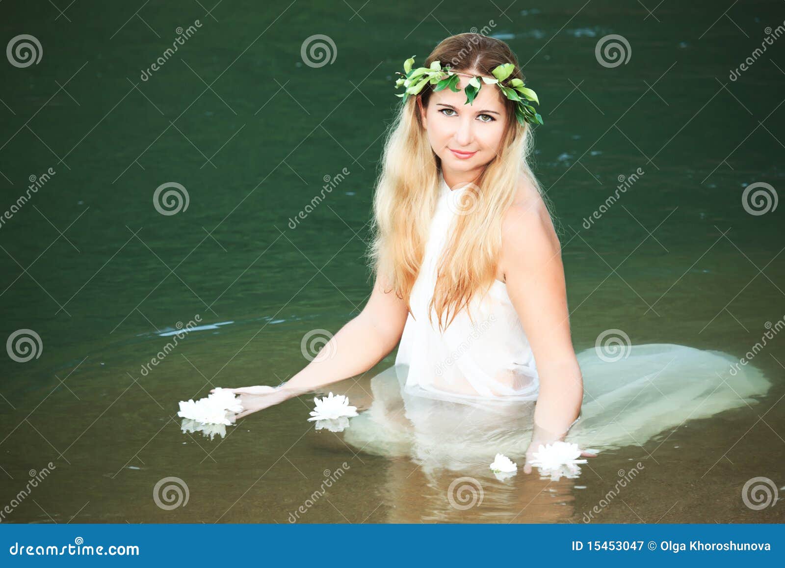 Bos nimf stock afbeelding. Image of bloem, nanometer - 15453047