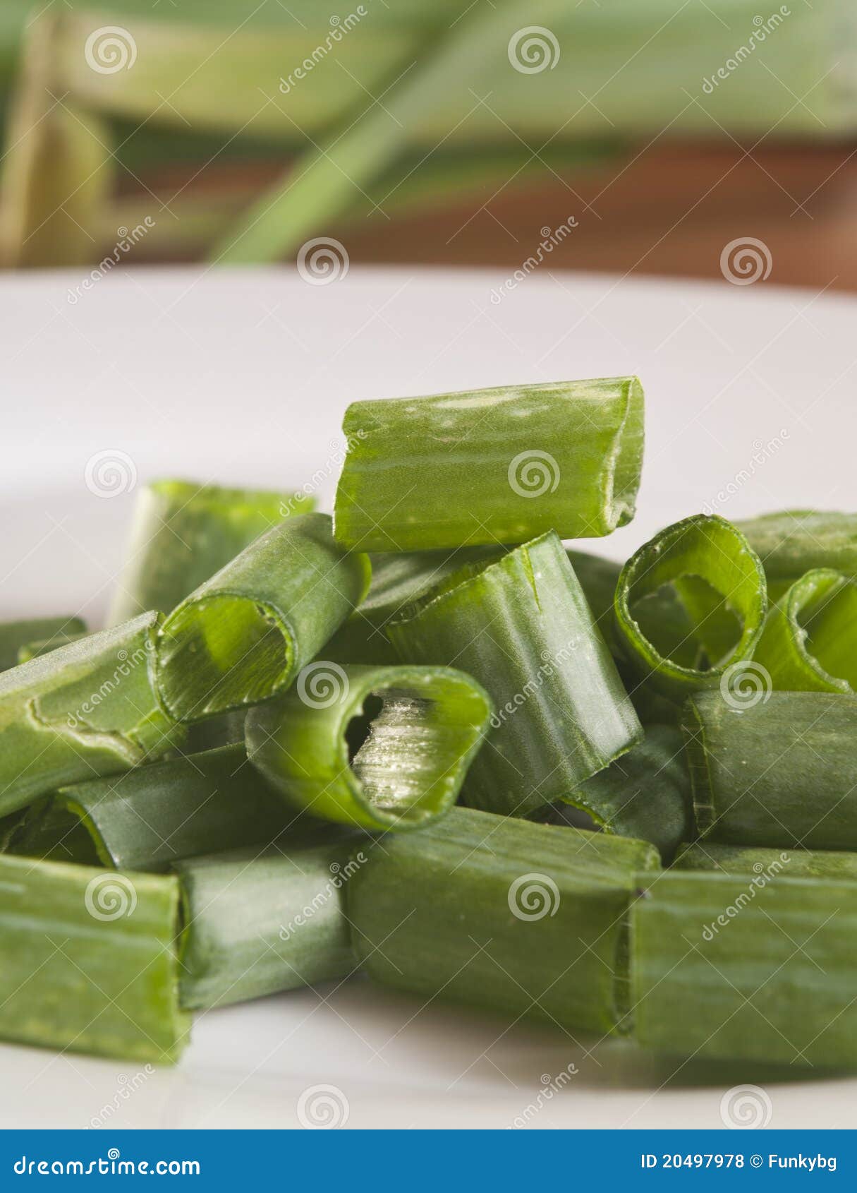 Bos Van Besnoeiings Groene Uien Stock Foto - Image of voedsel, eten ...