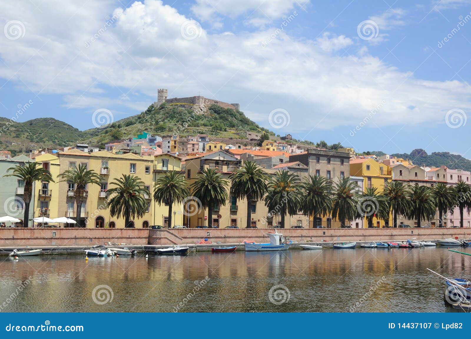 Bosa stock image. Image of malaspina, river, vacations - 14437107