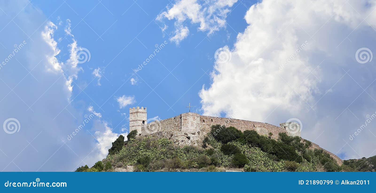 Bosa castle stock image. Image of historic, bosa, italy - 21890799