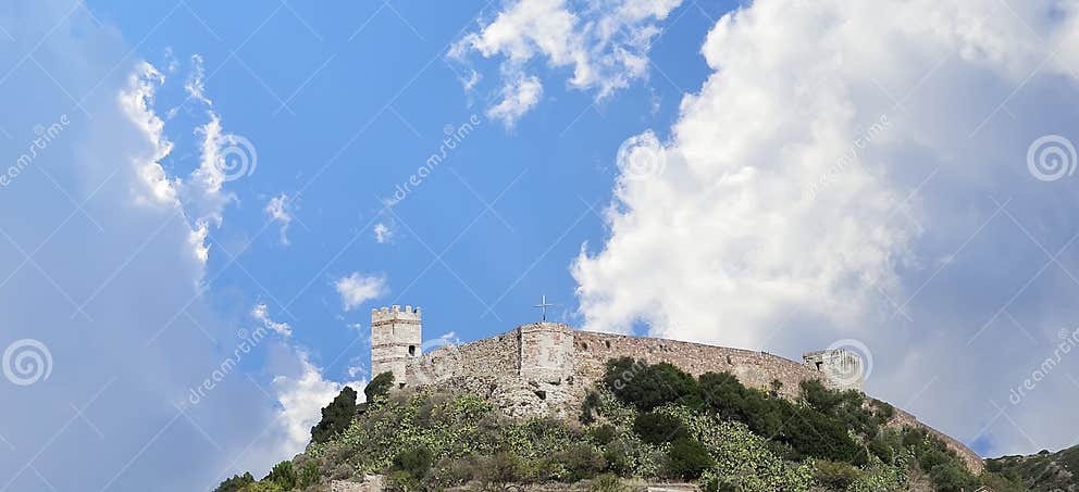 Bosa castle stock image. Image of historic, bosa, italy - 21890799