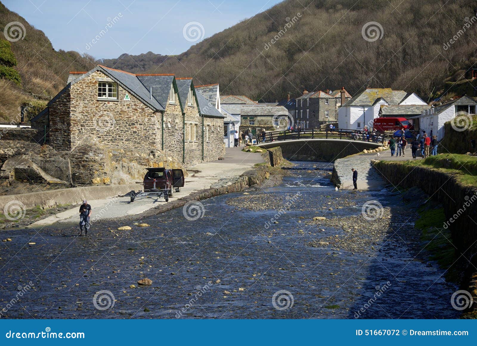 Boscastle, Cornwall, UK editorial photography. Image of historic - 51667072