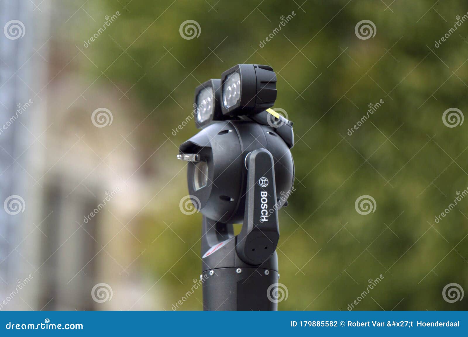 Bosch Camera on a Police Car at Amsterdam the Netherlands 2019 ...