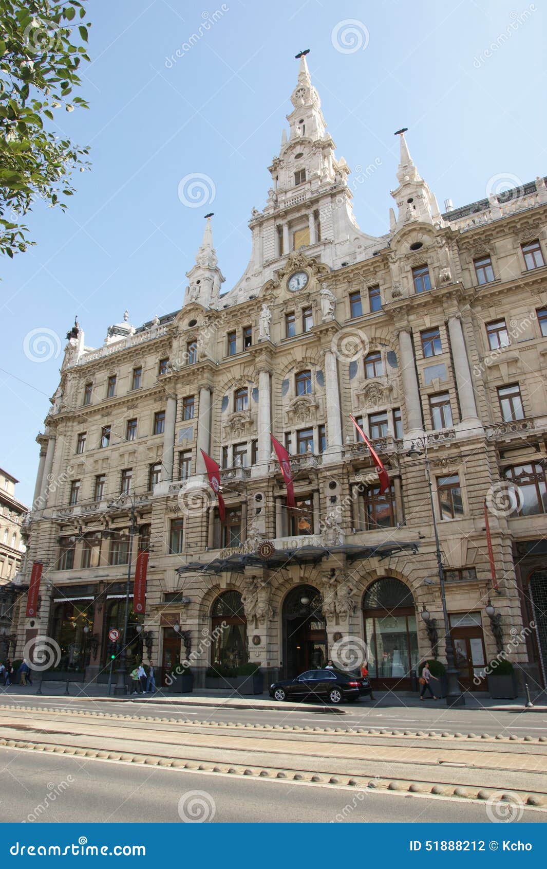 Boscolo budapest editorial photography. Image of facade - 51888212