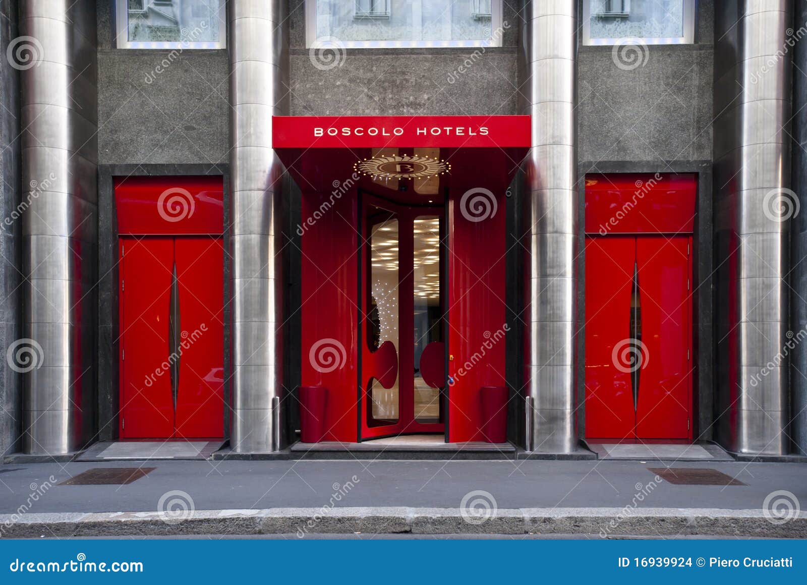 Boscolo Exedra Hotel in Milan Editorial Stock Image - Image of ...