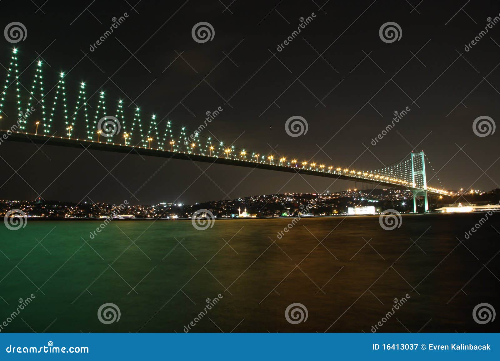 Bosphorus Bridge stock image. Image of asia, landmark - 16413037