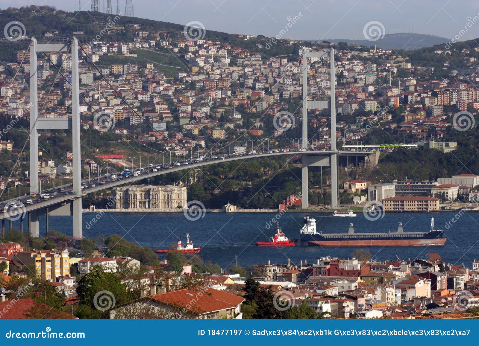 Bosphorus Bridge stock image. Image of travel, bosphorus - 18477197