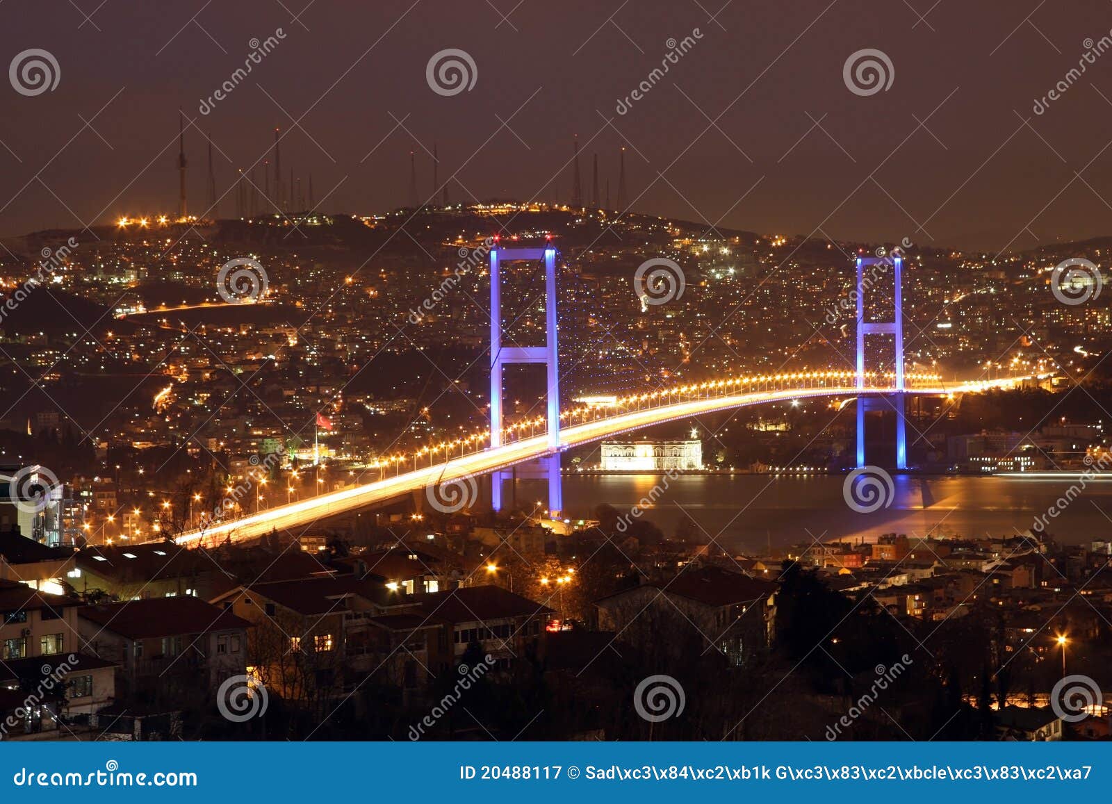 Bosphorus Bridge stock image. Image of turkey, marmara - 20488117