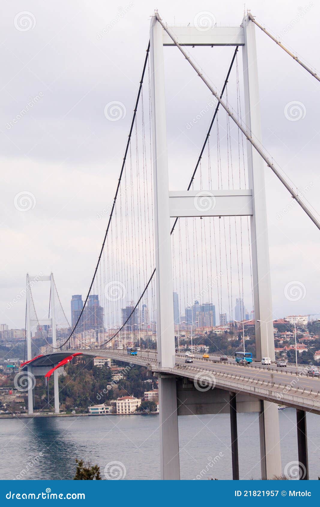 Bosphorus Bridge stock image. Image of angle, clear, bosphorus - 21821957