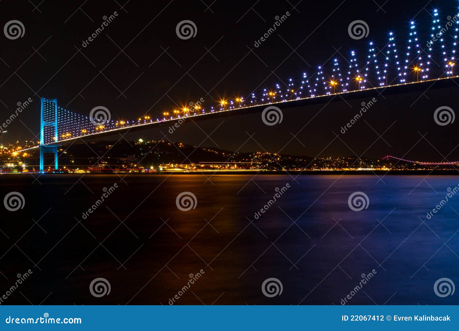 Bosphorus Bridge stock photo. Image of long, viaduct - 22067412