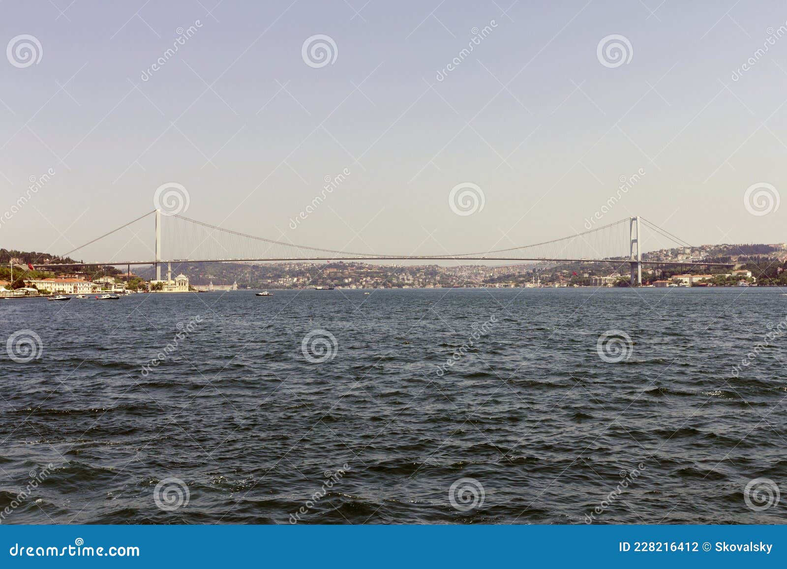 The Bosphorus Bridge in Istanbul Stock Photo - Image of landmark ...