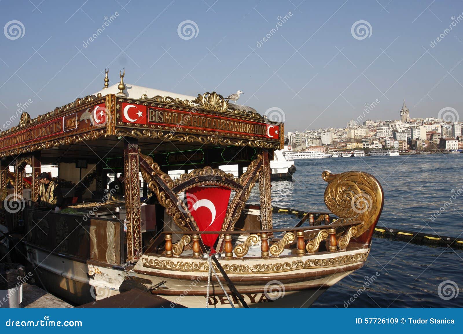 Bosphorus Bridge Istanbul Turkey Editorial Stock Image - Image of boat ...