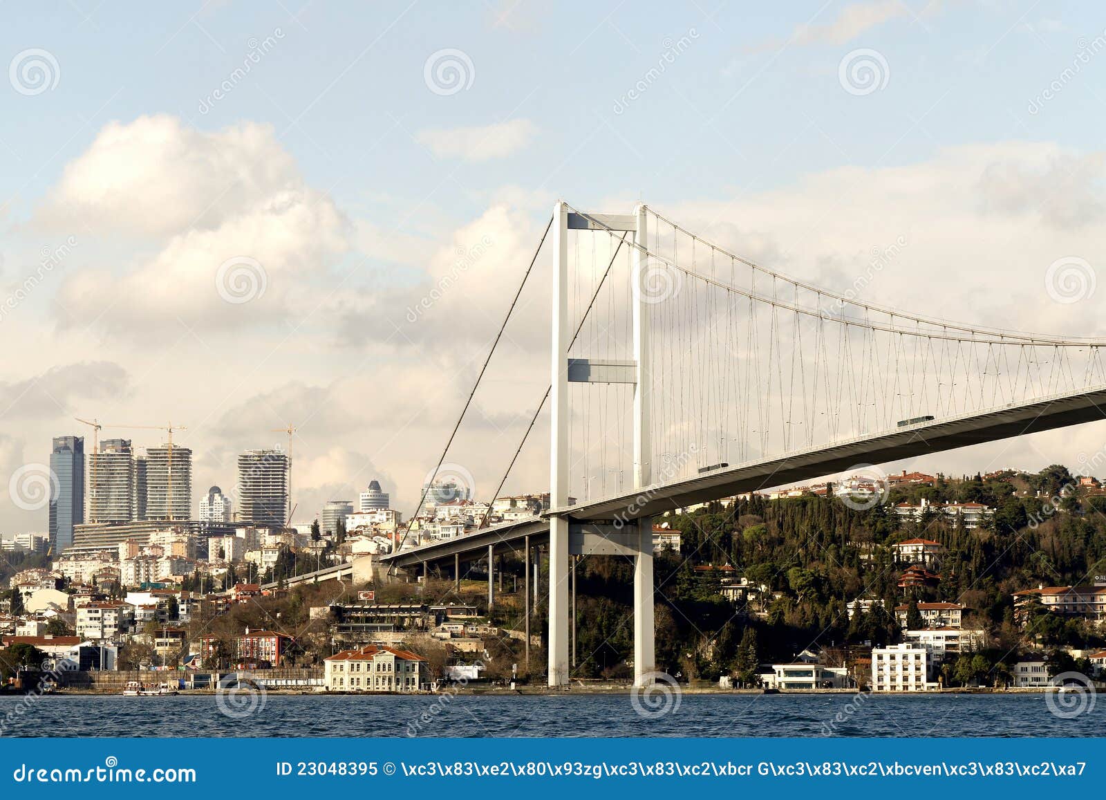 Bosphorus Bridge and & Ortakoy, Istanbul, Turkey Stock Image - Image of ...