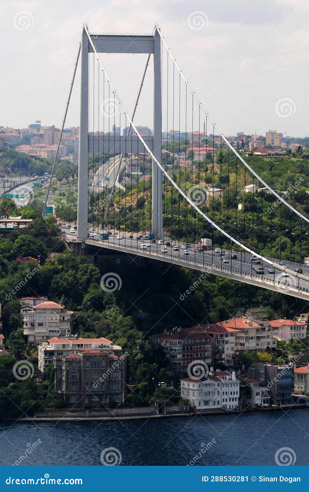 Bosphorus Bridges stock image. Image of skyline, viaduct - 288530281
