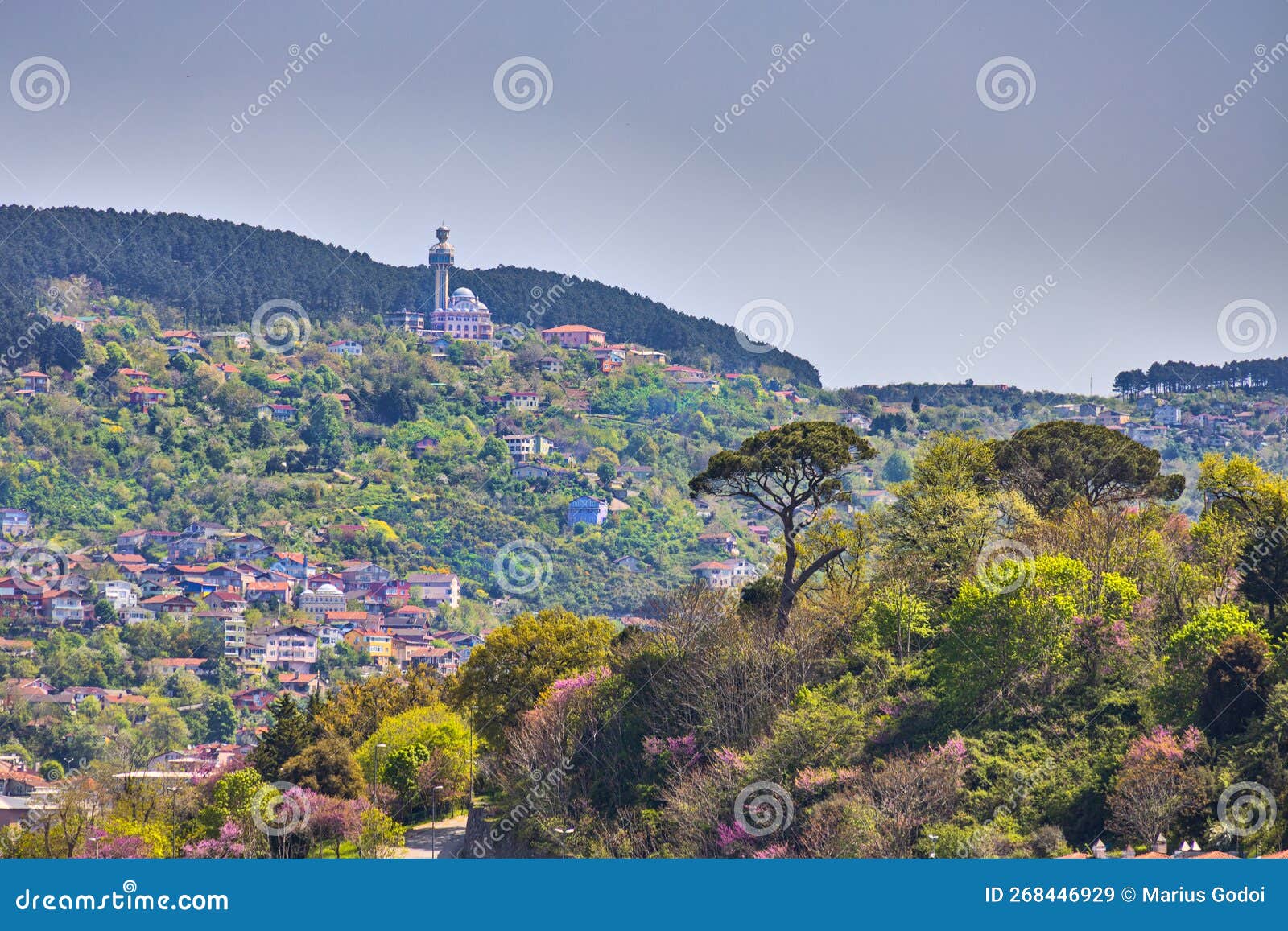 Bosphorus Strait Building Architecture Stock Image - Image of turkey ...