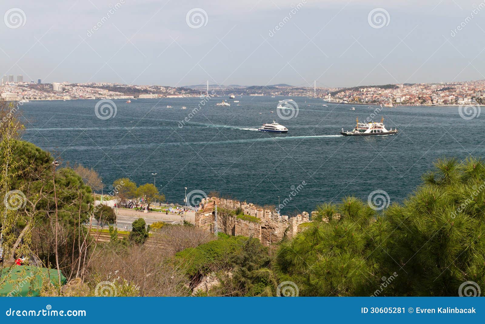 Bosphorus Strait stock image. Image of cityscape, strait - 30605281