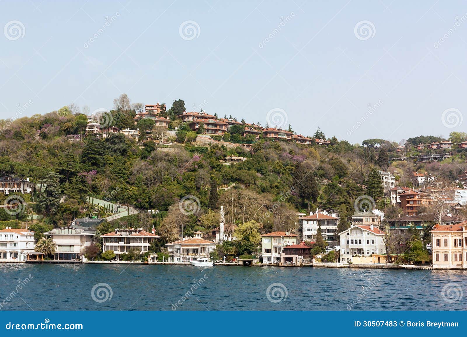 Bosphorus Strait, Turkey stock image. Image of touristic - 30507483