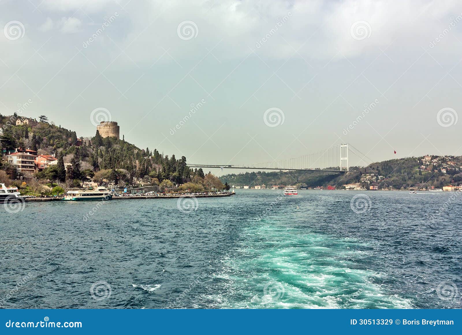 Bosphorus Strait, Turkey stock image. Image of turkey - 30513329
