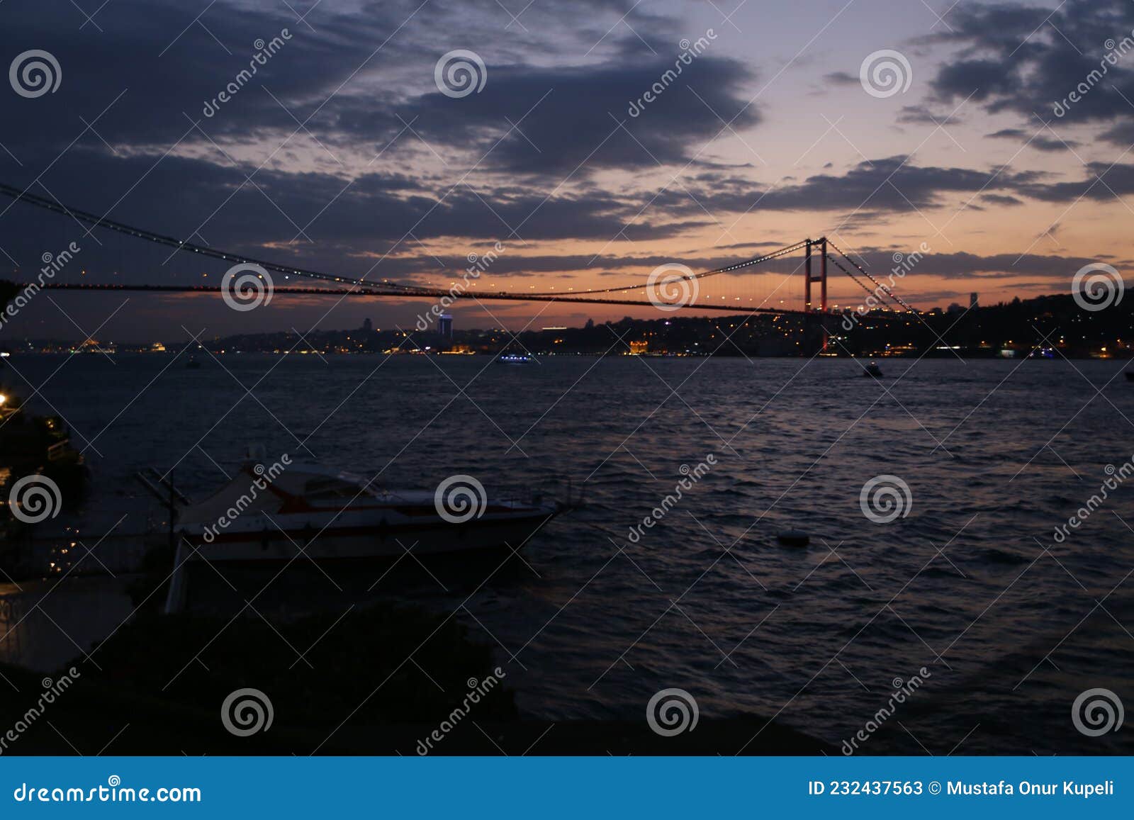 Bosphorus View and Bosphorus Stock Image - Image of bosphorus, golden ...