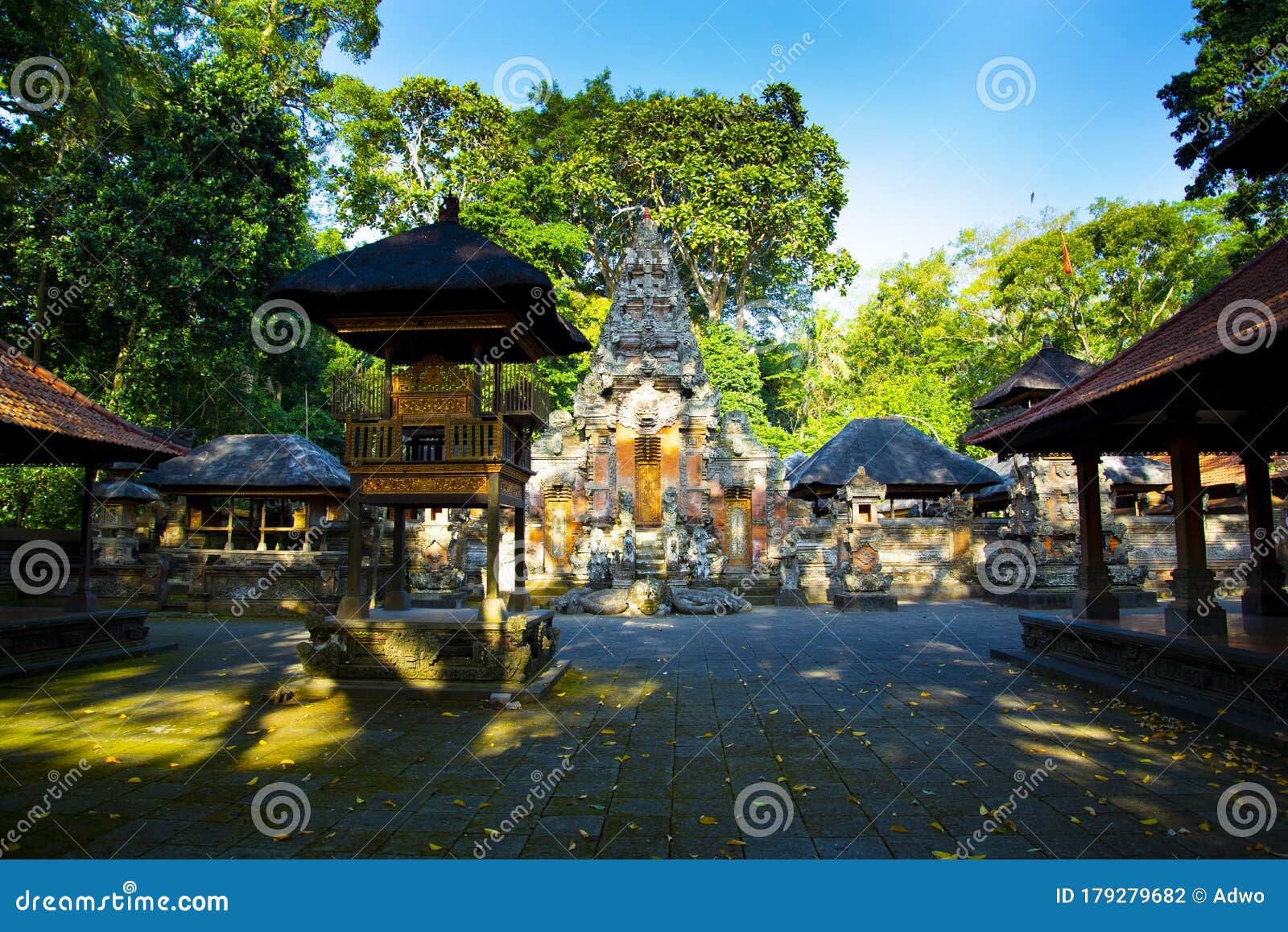 Bosque de monos ubud foto de archivo. Imagen de exterior - 179279682