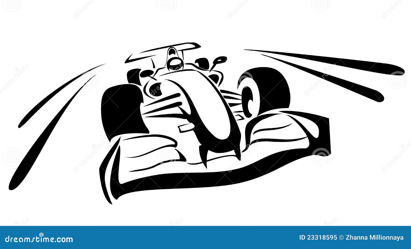 Bosquejo del Fórmula 1 imagen editorial. Ilustración de funcionamiento ...