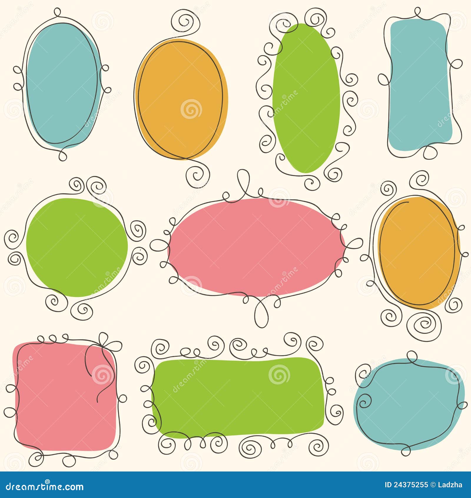 Bosquejo manuar de la mano ilustración del vector. Ilustración de marco ...