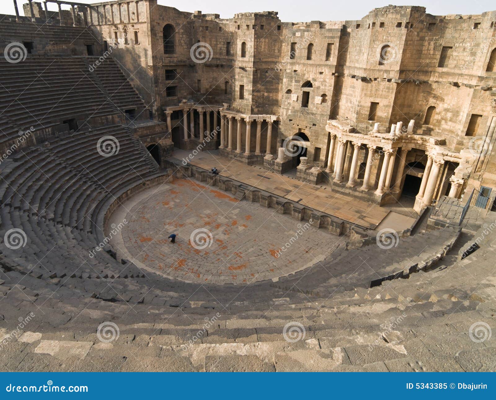 Bosra-Syria stock image. Image of history, stand, corinthian - 5343385