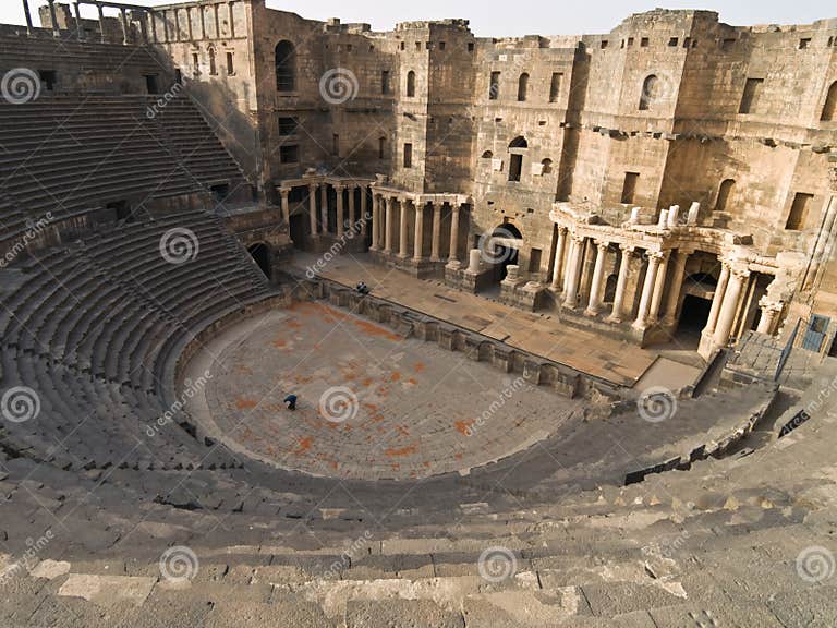 Bosra-Syria stock image. Image of history, stand, corinthian - 5343385
