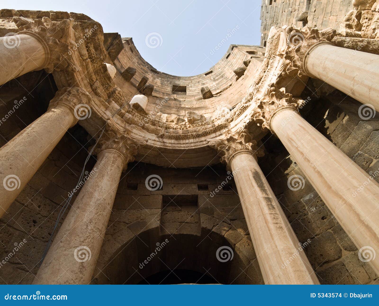 Bosra-Syria stock photo. Image of tourism, bosra, columns - 5343574