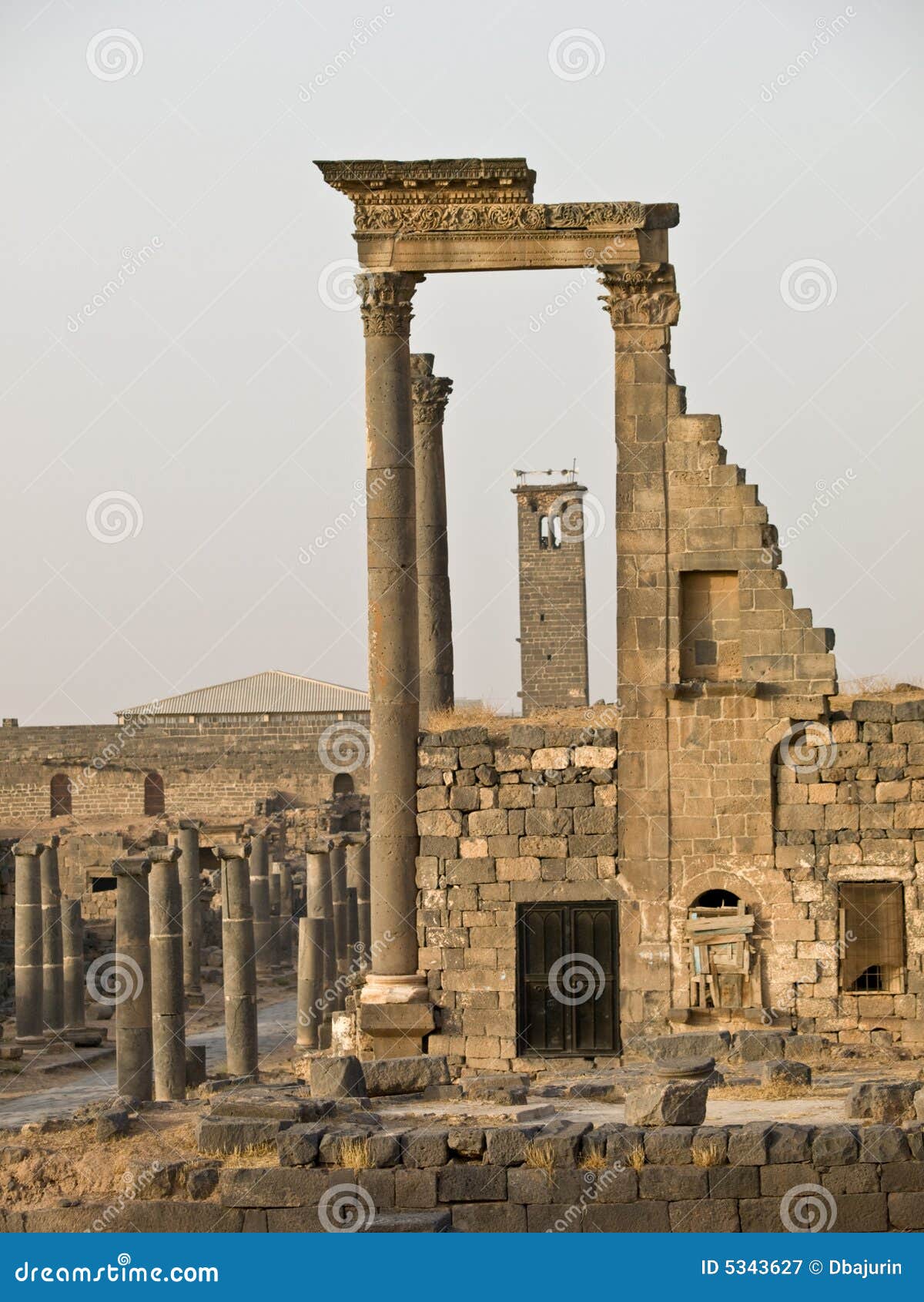 Bosra-Syria stock image. Image of asia, republic, arabia - 5343627