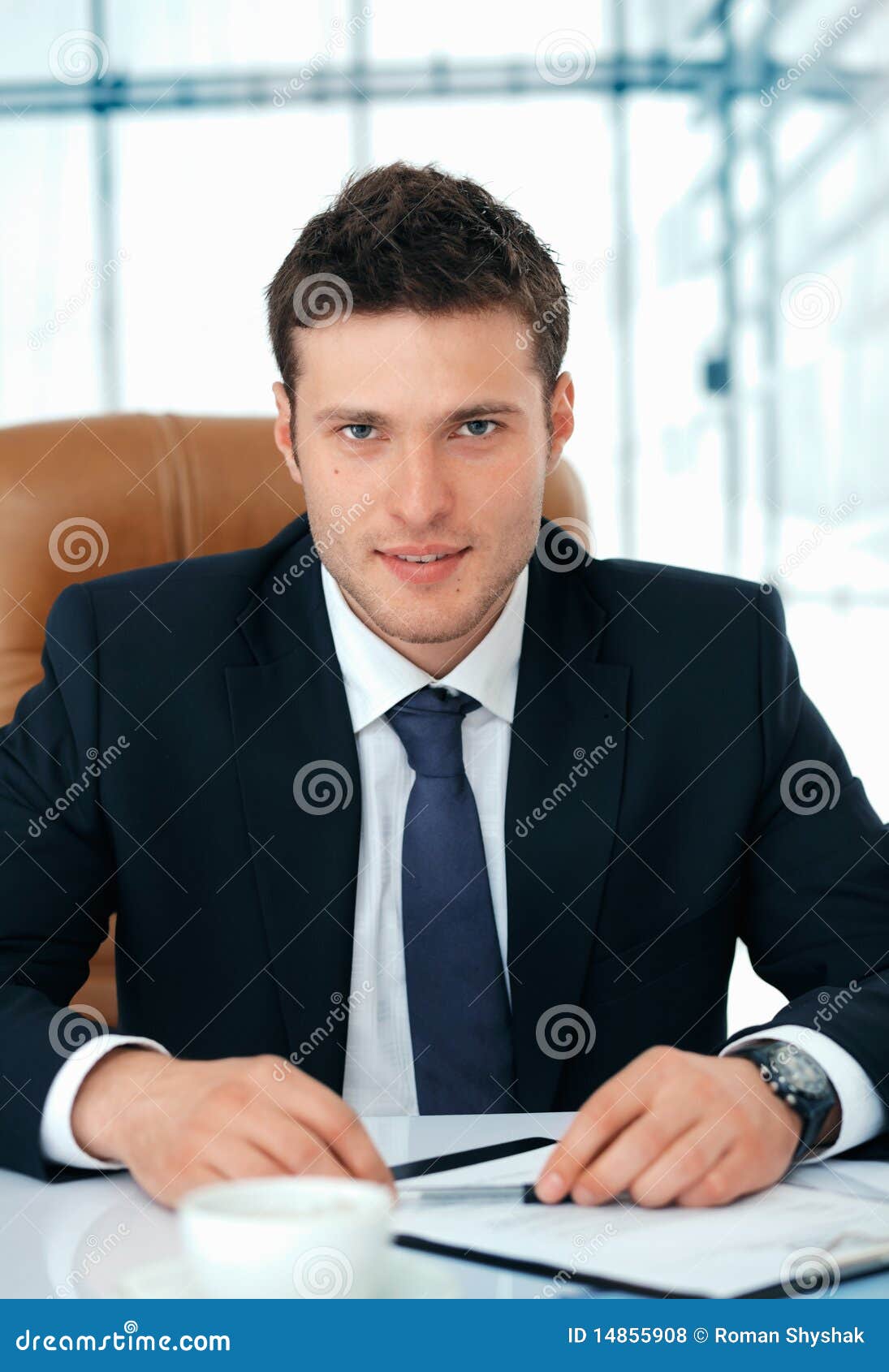 Boss. stock photo. Image of office, satisfaction, concentration - 14855908