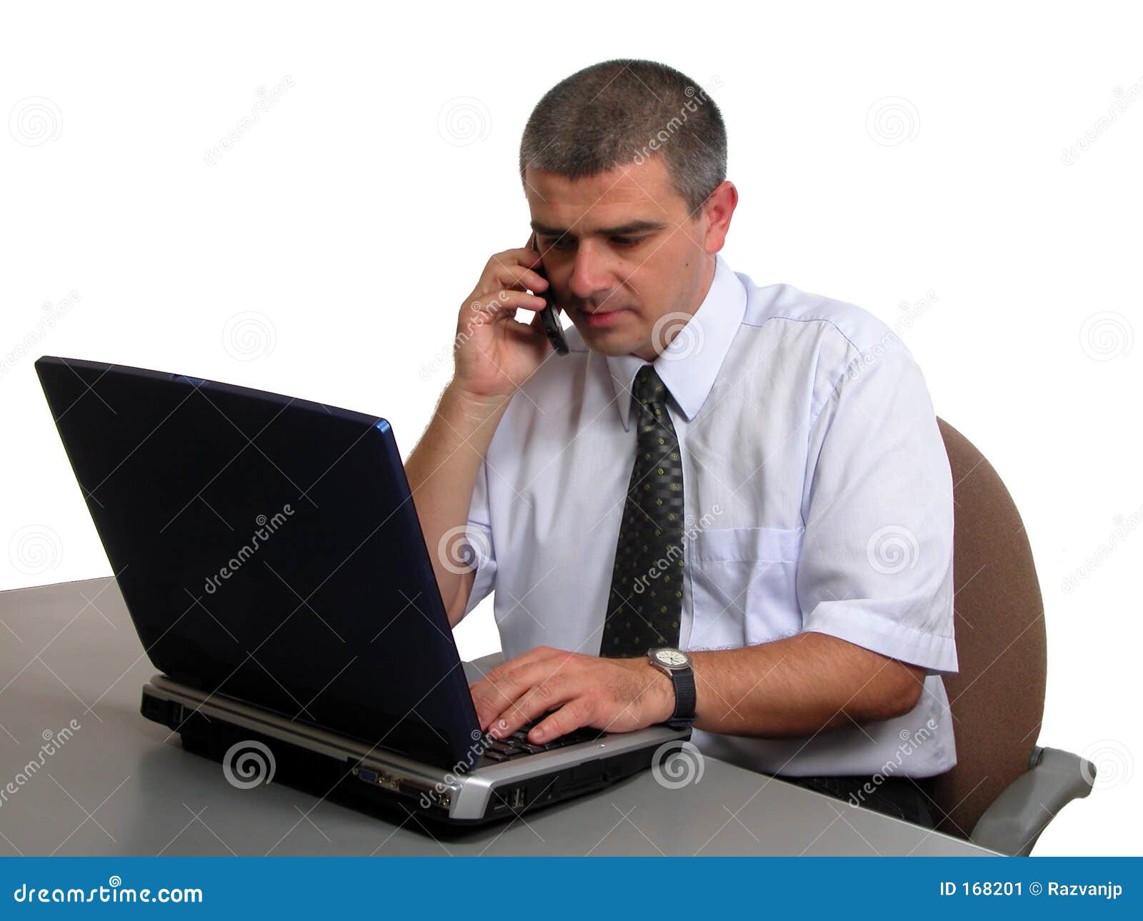 The boss stock image. Image of phone, office, expression - 168201