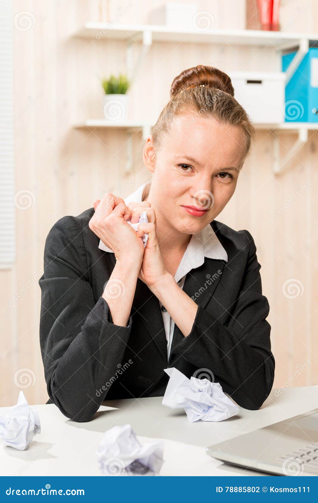Boss Angry and Aggressive Looks into the Camera Stock Photo - Image of ...
