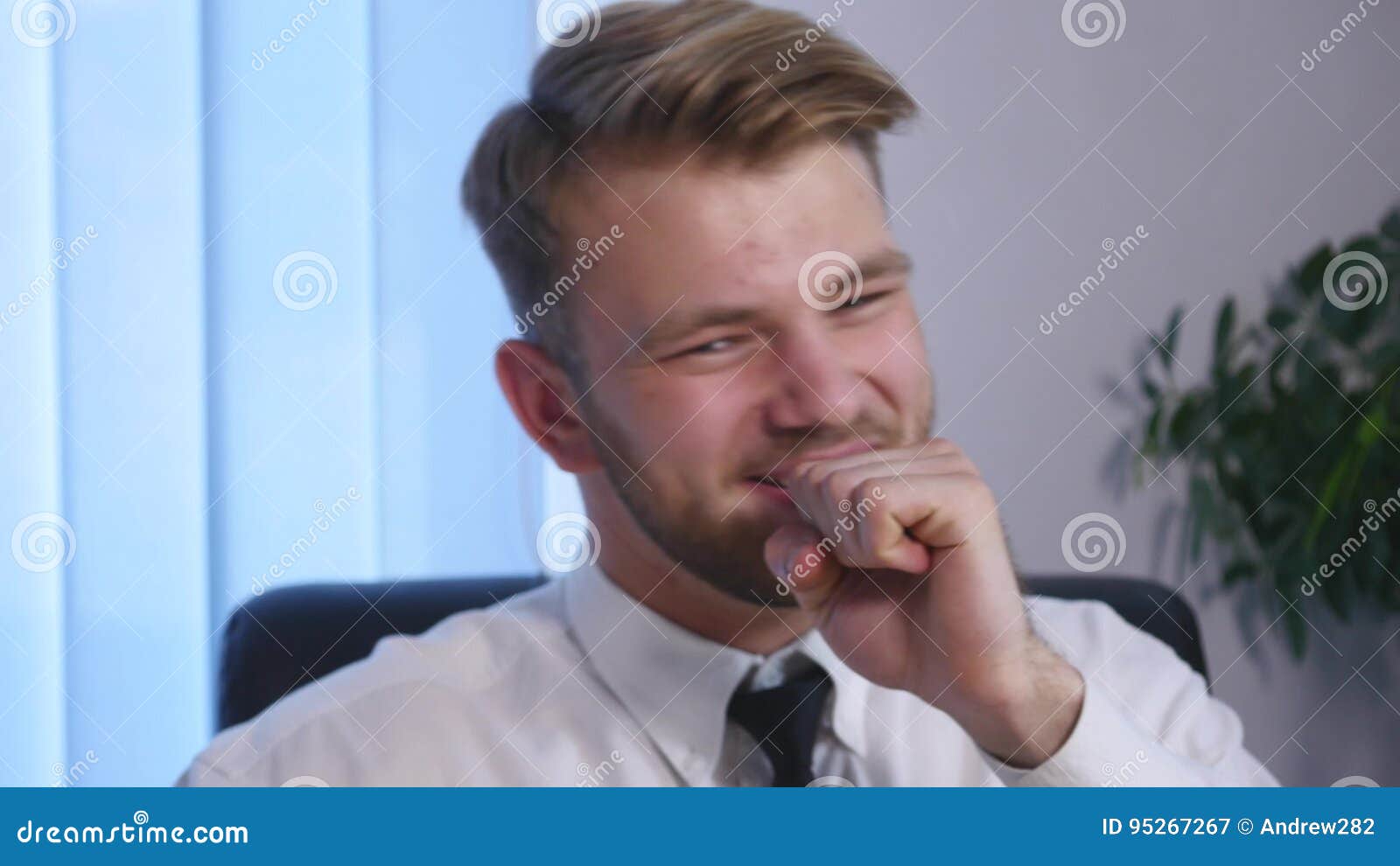 Boss is Angry with His Subordinate Employee in the Office. Close Up ...