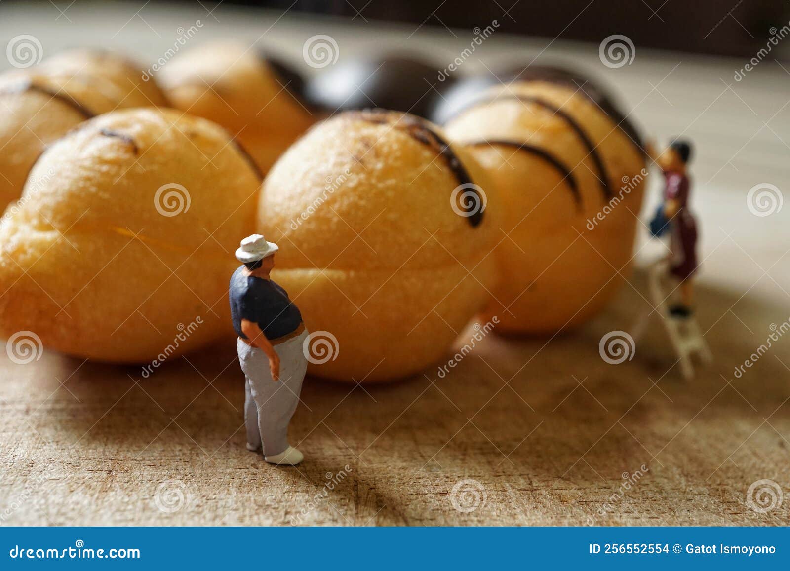 Boss and Baker Making Bread Stock Photo - Image of bread, boss: 256552554