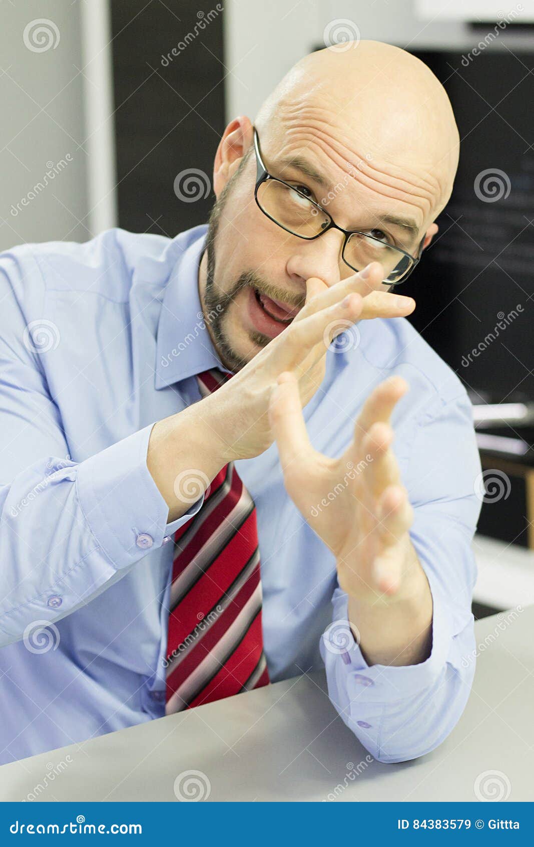 Boss being funny stock image. Image of making, boss, joke - 84383579