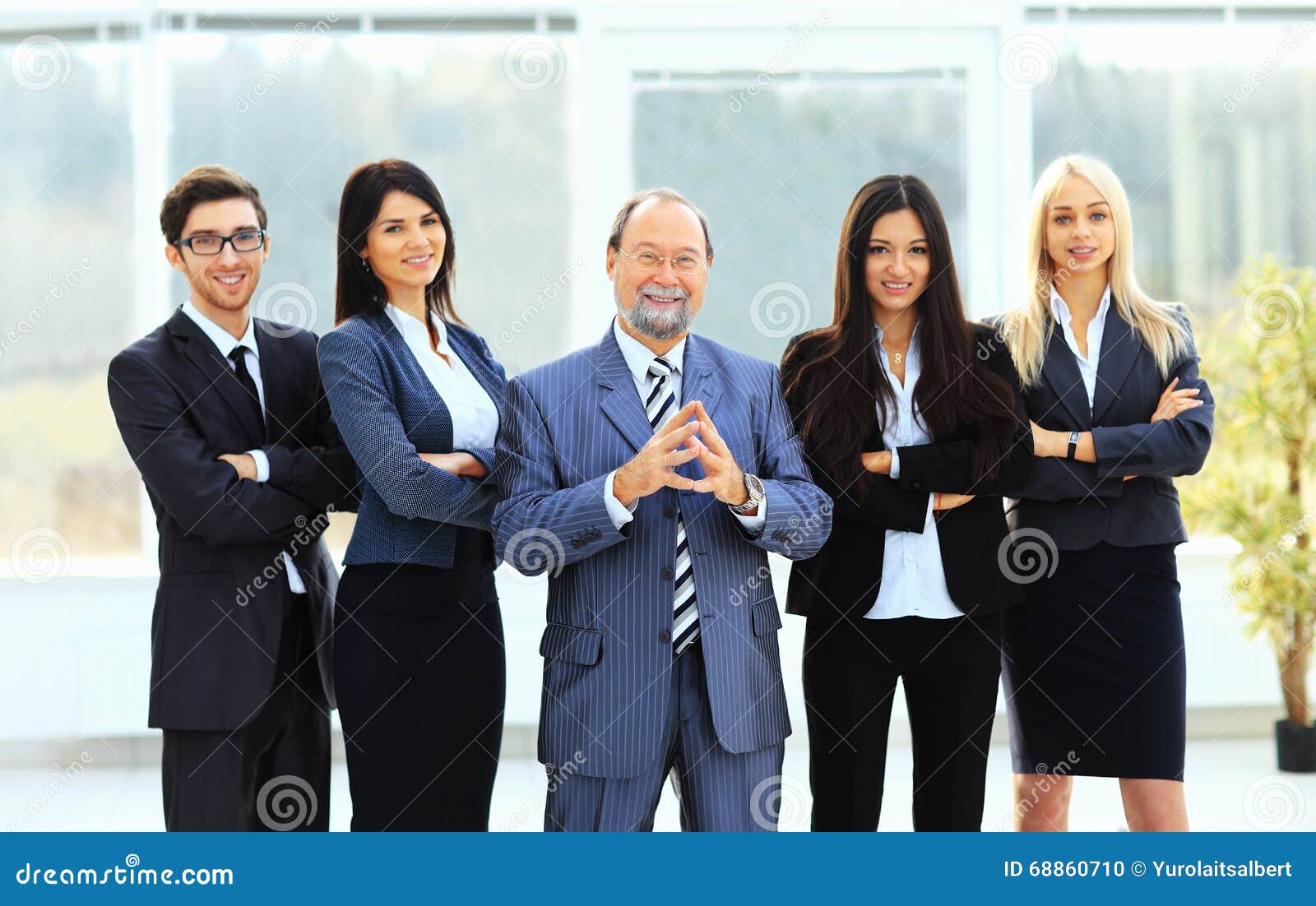 Boss and business team stock photo. Image of colleagues - 68860710