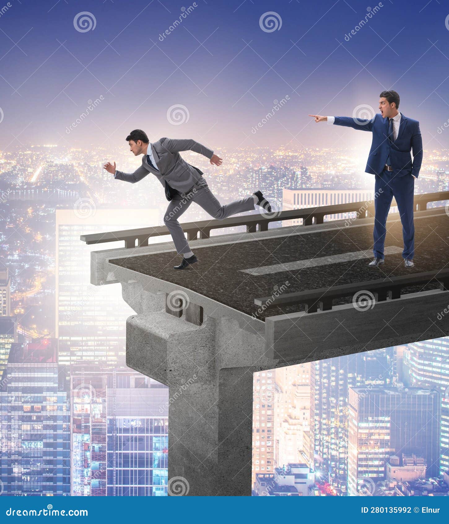 Boss Businessman At His Desk In The Office With A Bunch Of Folders ...