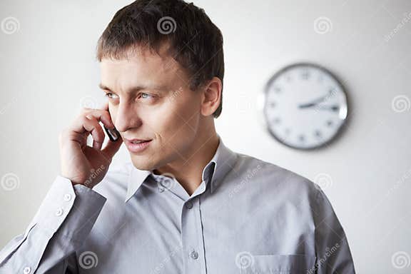 Boss calling stock photo. Image of male, corporate, occupation - 20682520